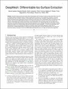 DeepMesh: Differentiable Iso-Surface Extraction