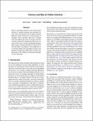 Fairness and Bias in Online Selection